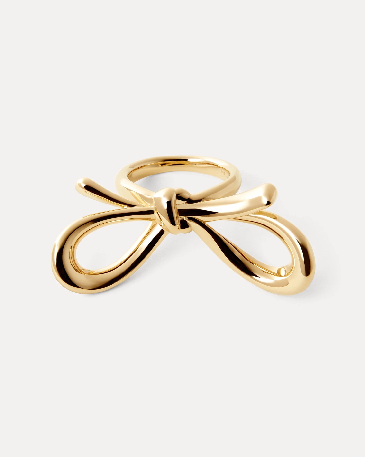 gold bow ring